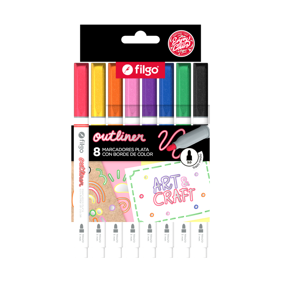 Producto: Marcadores Outliner doble tinta de Tecno Shop